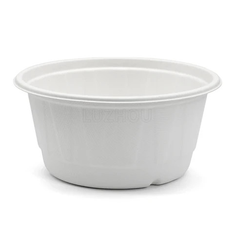 Buy 1000ml 100% Biodegradable & Compostable Bagasse Disposable Paper ...