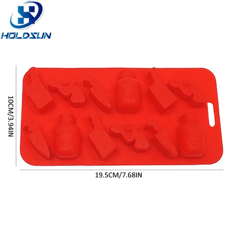 Buy 12 Cavity Silicone Chocolate Candy Molds Heat Resistant Eco ...