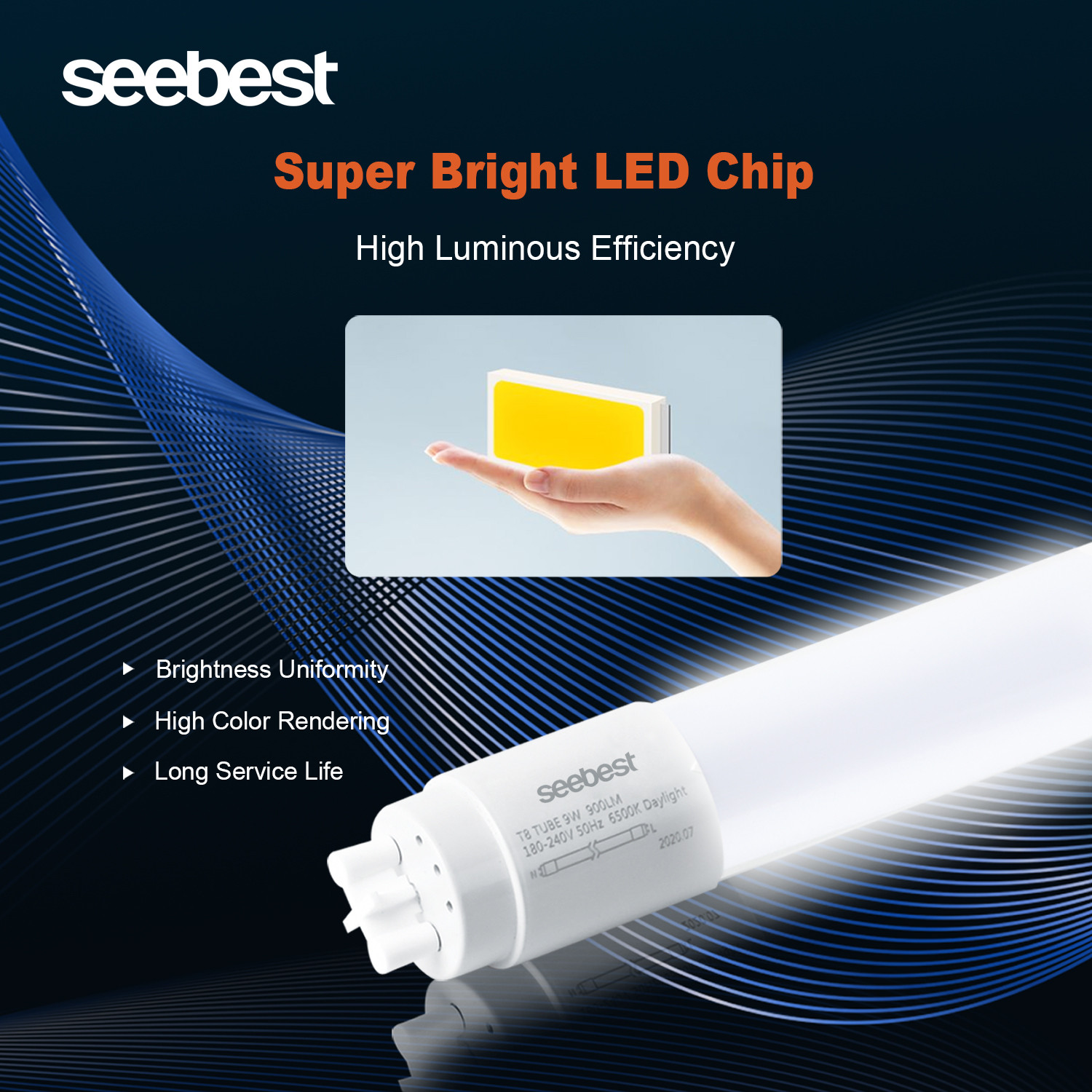 Buy 15w Led Tube Rechargeable Emergency Light With Integrated Bracket ...