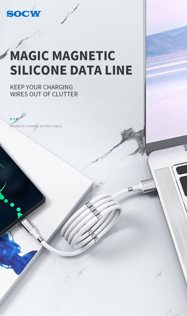 Buy 2021 New Design Supercalla Self Winding Organizing Type C Micro Usb ...