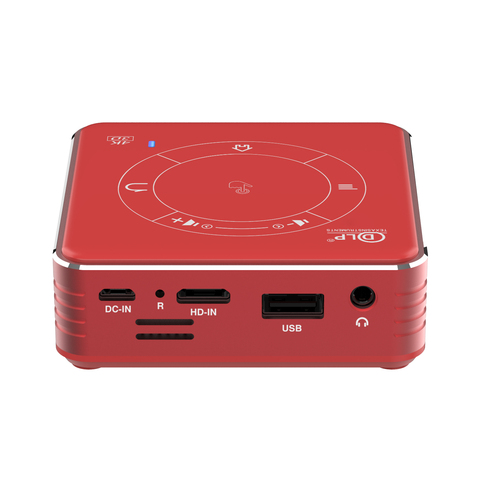 Buy 2021 Popular Red Color Smart Phone Portable Led Mini Dlp C99 ...
