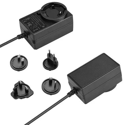 Buy 24v Ac Power Adapter 2 Pin Detachable Changeabale Eu Uk Us Au Plug ...