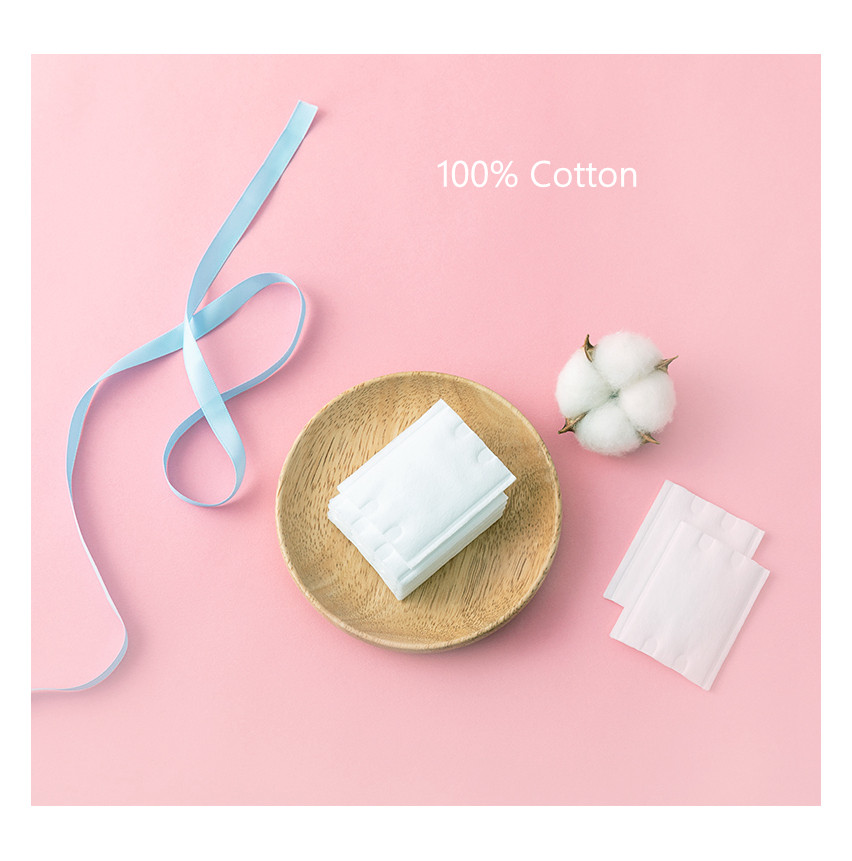 Buy 3 Layers Cosmetic Cotton Makeup Remover Pad Facial Absorbent Makeup ...
