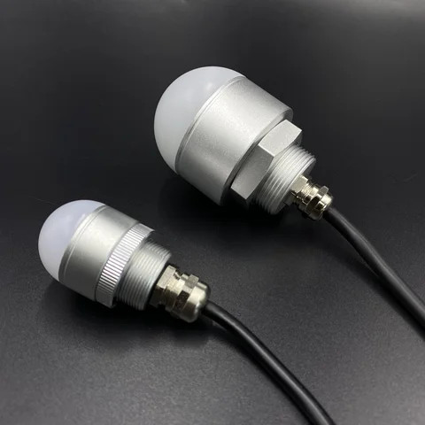 Buy 30mm 50mm 70mm Red Green Blue Led Dome Indicator Lamp Tri Colors ...