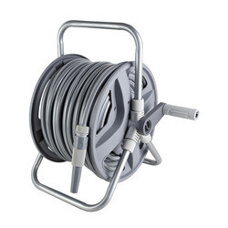 Buy 3/4 20m Portable Free Standing Hose Pipe Reel Holder Garden Cart ...