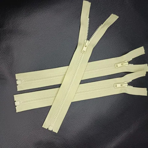 Buy Beige High Quality Wholesale Zip No3 Plastic Open End Zippers With ...