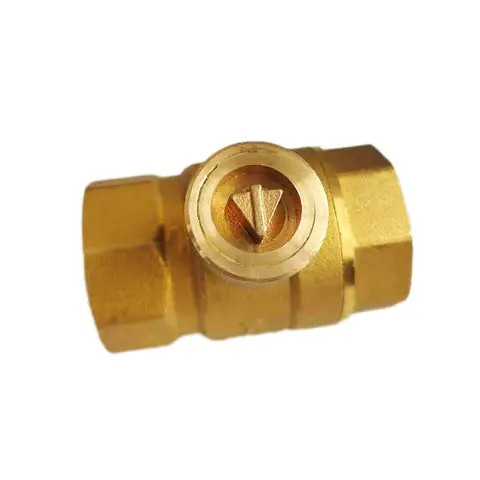 Buy Brass Triangular Locking Valve Magnetic Ball Water Meter Heating ...