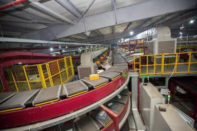 Buy Conveyor Belting Double Ring Sorting Machinery Belt Conveyor ...