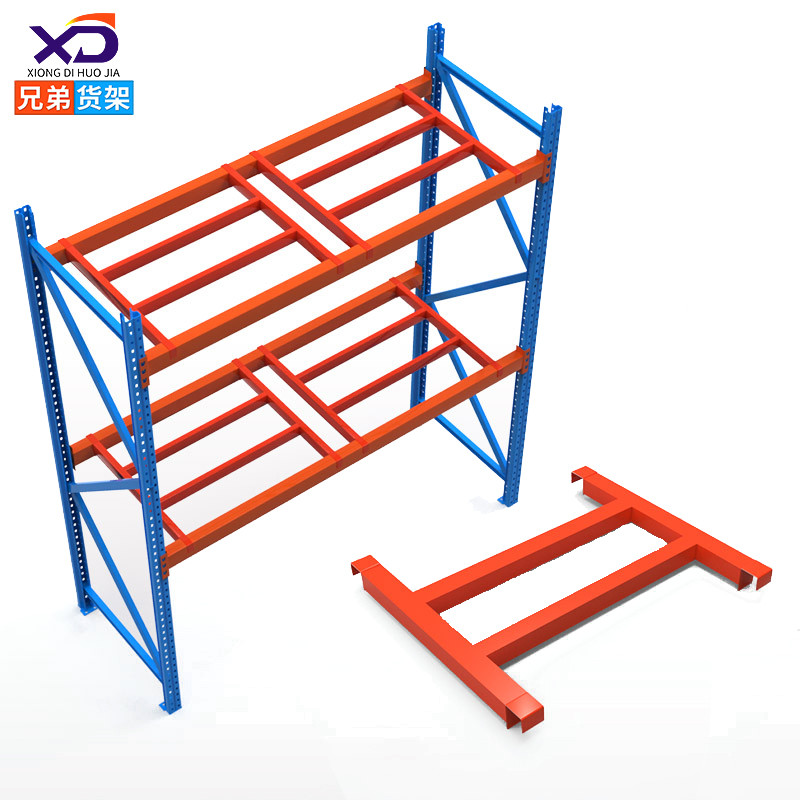 Buy Custom-made Three-storey Wooden Plank Warehouse Racks Tic-tac-toe ...