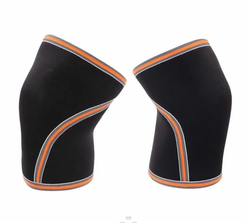 Buy Custom Size Weightlifting Knee Support Powerlifting 7mm Neoprene ...