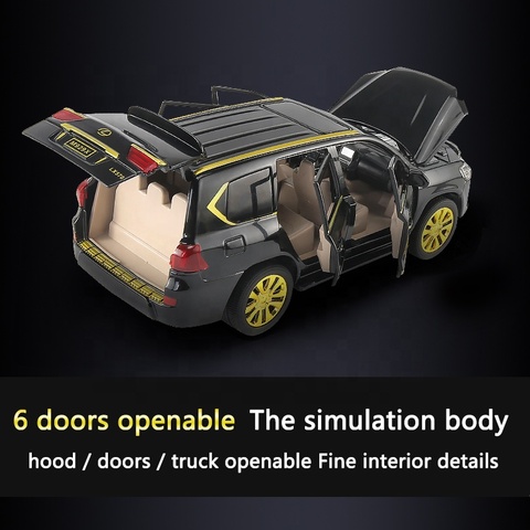 Buy Diecast Off Road Pull Back Light And Sound Suv Car Model 1:24 ...