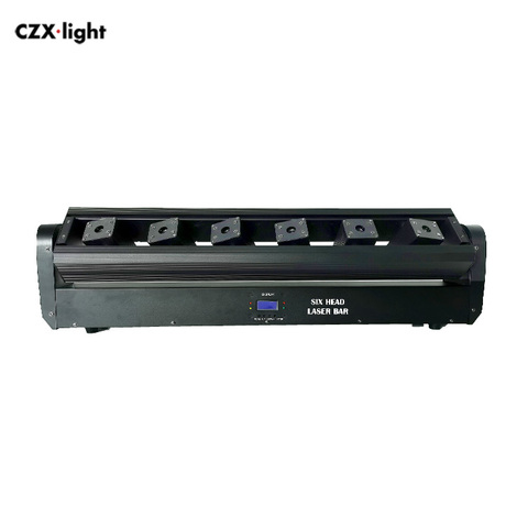 Buy Dmx Night Club Wedding Event Slim Fat Beam 6 Heads Laser Light Bars ...