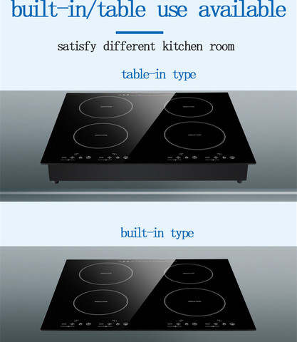 Buy Europe Slide Built-in Induction Cooktop Touch Screen Induction ...