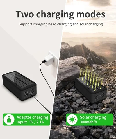 Buy Factory Direct Solar Outdoor Charging Treasure 50000ma Large ...