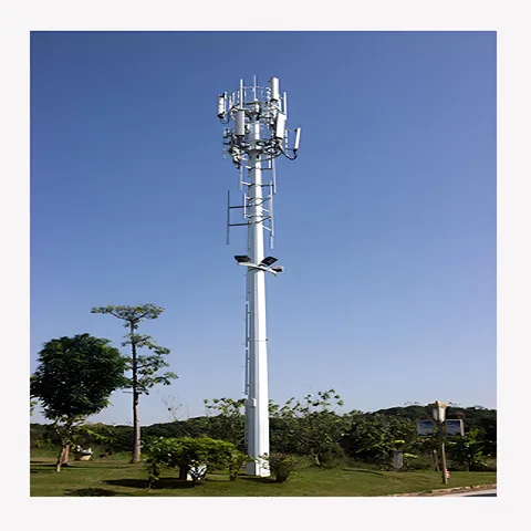 Buy Galvanized Steel Telecom Digital Self-supporting Tower Triangular ...