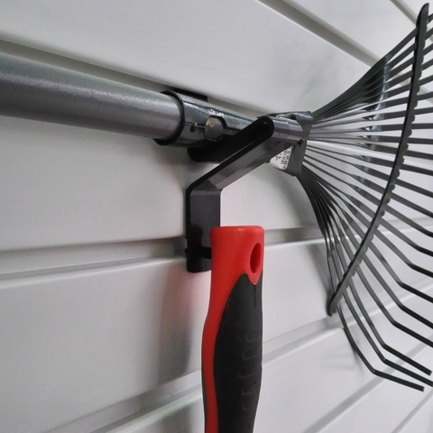 Buy Garage Storage Ideas Pvc Slatwall Organizer Plastic Hook For ...