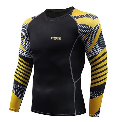 Buy High Quality Men Mma Rash Guard Gym Fitness Wear Mma Rash Guard ...