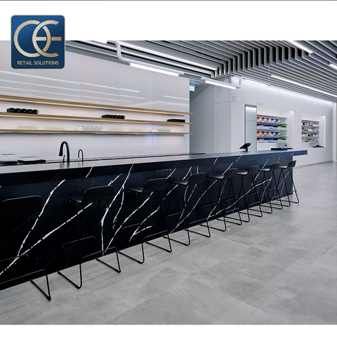 Buy Hookah Table Lockable Display Case With Light Smoke Shop Glass ...