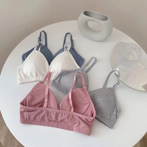 Buy Ladies Shell Style Traceless Push Up Bra Gentle Girl Heart No Steel ...