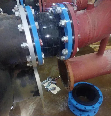 Buy Large Diameter Flange Connector Tube Bellows Expansion Connector ...