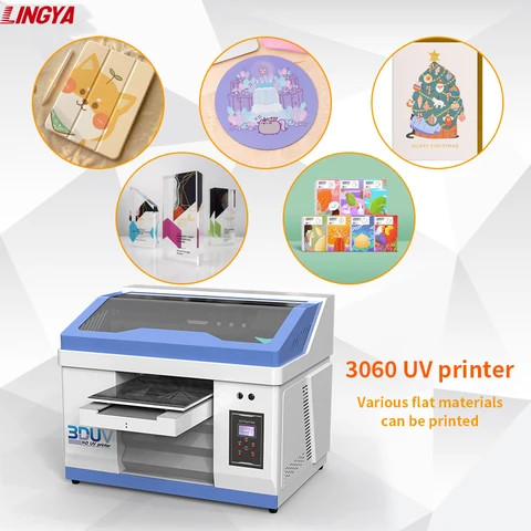 Buy Lingya Small Digital A3 Uv Digital Led High Cost Effectiveness Flatbed Cylindrical Phone ...
