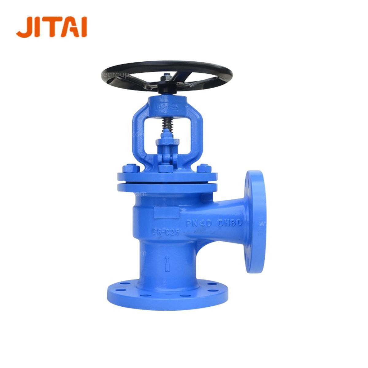 Buy Low Pressure Ss Dn40 Bellow Seated Angle Pattern Globe Valve from ...