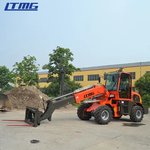 Buy Ltmg Lt910t 1 Ton Telescopic Front Loader Mini Wheel Telescopic ...
