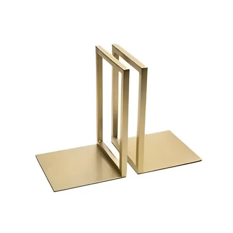 Buy Made Of Wire Hand Curved Metal Bookend For Holding Books Desk ...