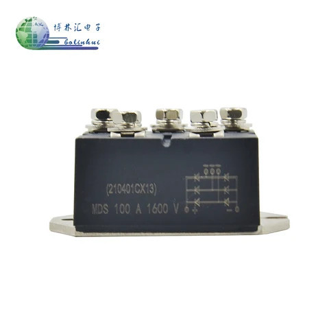 Buy Metal Shell Three-phase Diode Bridge Control Rectifier Mds100-16 ...