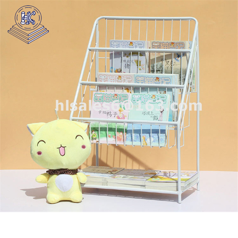 Buy Metal Wire Children Book Display Rack For Comic Book Scrapbook ...