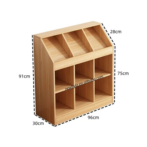 Buy Modular Home Library Diy Flat Pack Kd Bookstore Storage Display ...