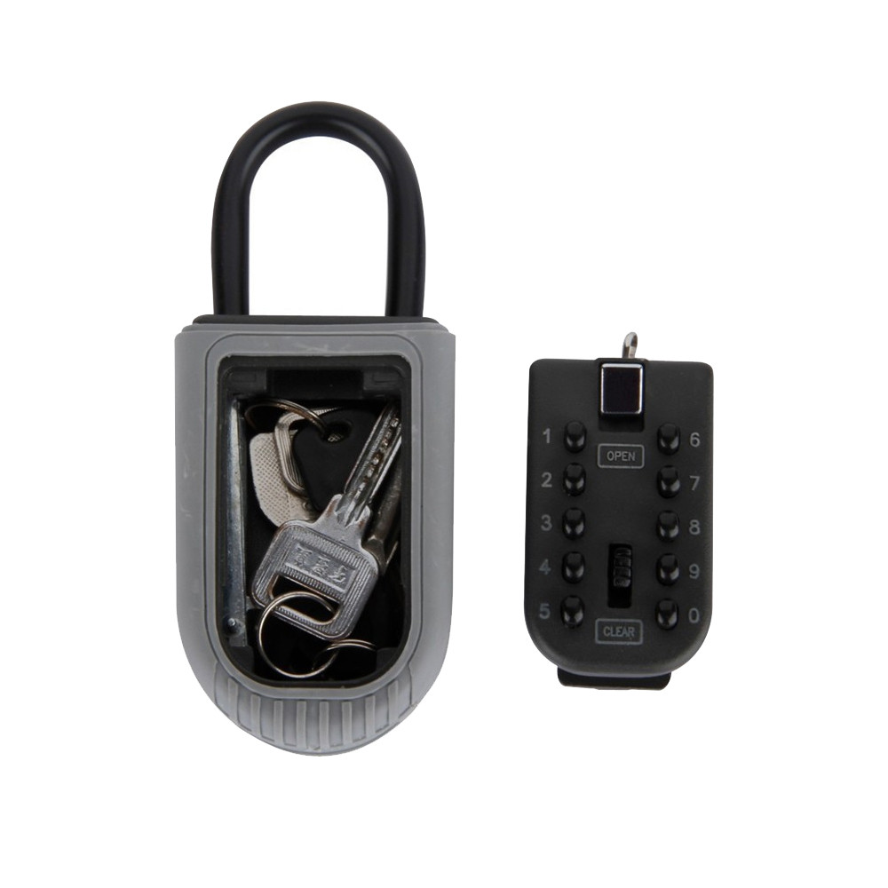 Buy Portable Key Storage Security Lock 10-digit Push Button Combination ...