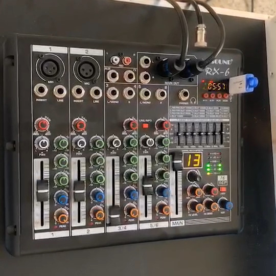 Buy Professional Digital Audio Mixer Power Supply Audio System Mixer ...