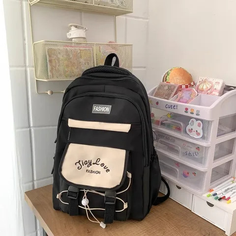 Buy Simple Junior High And High School Students School Bag High ...