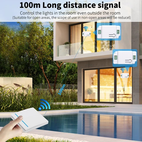 Buy Tidelink Smart Wireless Switch Rf433 Remote Control Button Switch ...