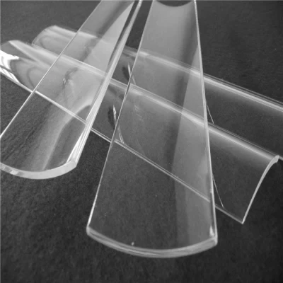Buy Transparent Polished Crystal Semi-circular Quartz Arc Plate For Uv ...