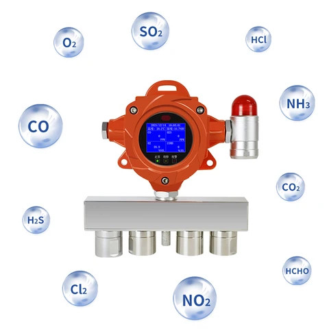 Buy Wall-mounted Gas Concentration Monitor Fixed Gas Detector Gas ...