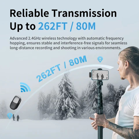 Buy Wireless Microphone Mic With Noise Reduction For Smartphone ...