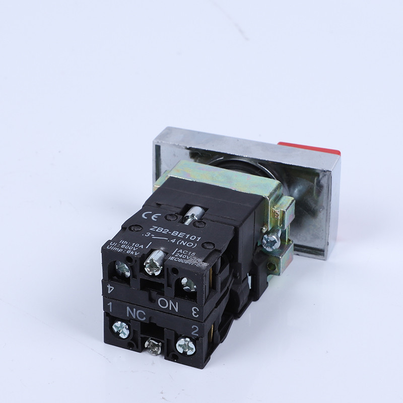 Buy Zb2-be101 Double Push Button Switch Start Stop Momentary With Light ...