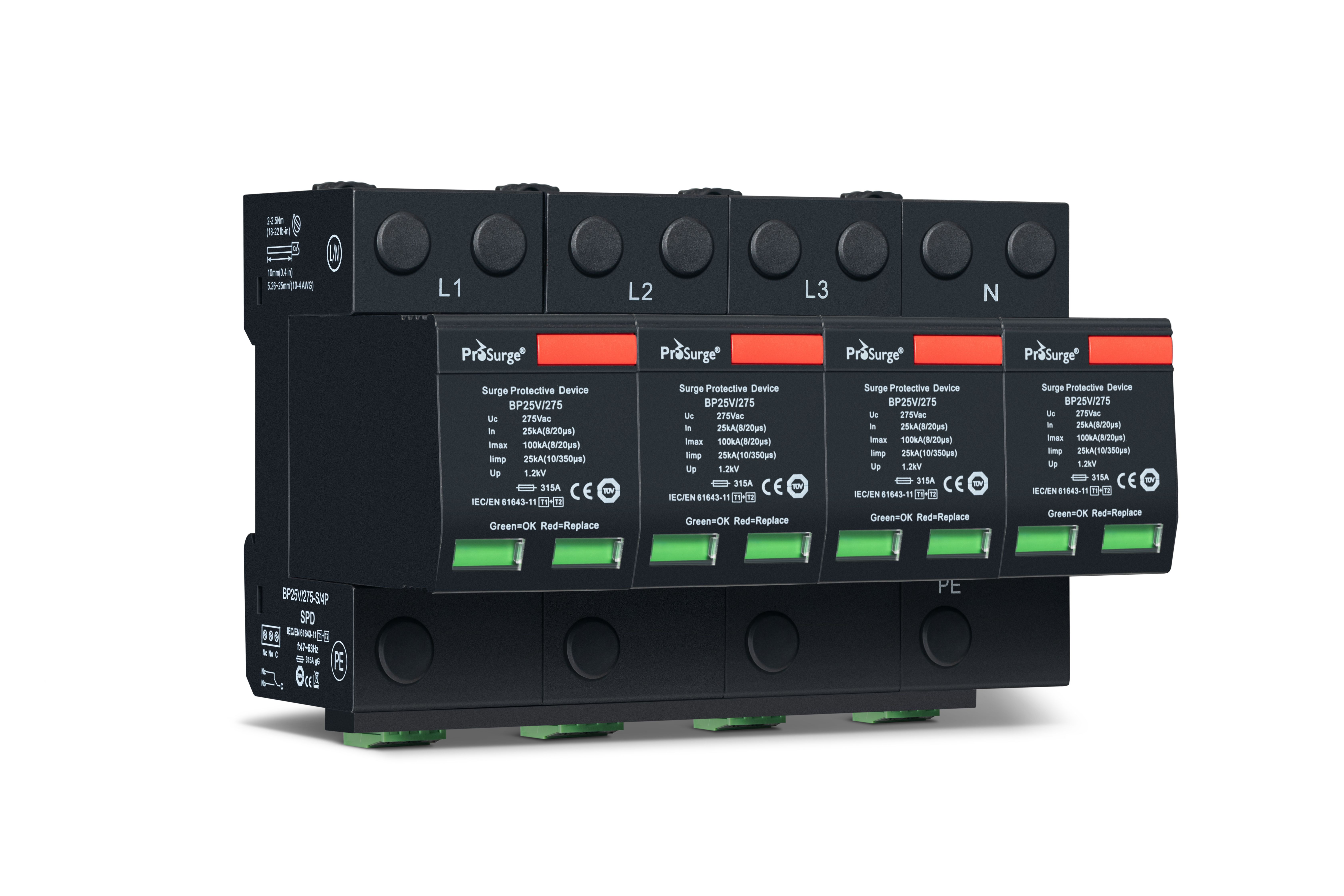 Buy Class I+ii Spd Ac Iimp 25ka from Prosurge Electronics Co.,Ltd ...