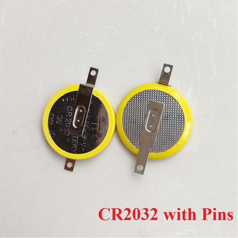 Buy Cr2032 3v Lithium Button Cell Battery With Pins Tabs from SHENZHEN ...