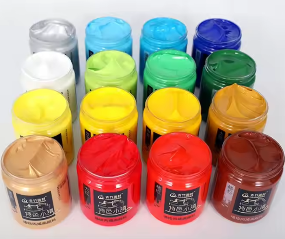 Buy Acrylic Paint Set For Art Painting On Canvas Glass Paper Textile ...