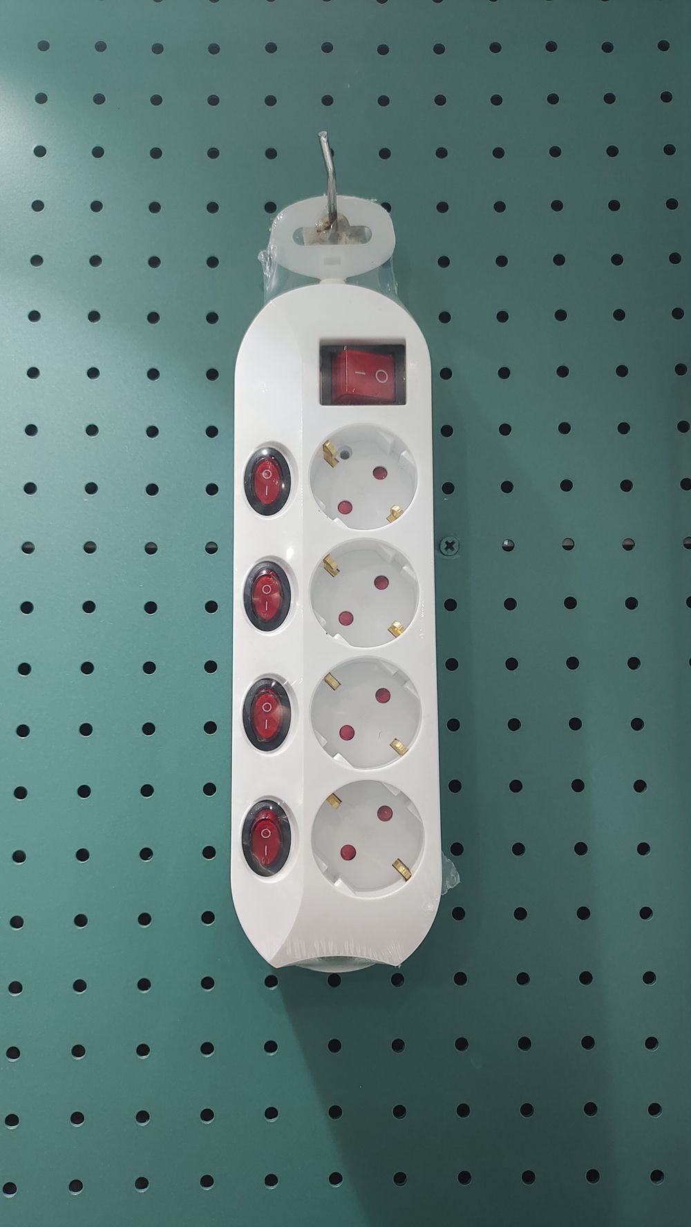 Buy 16a German Standard 4 Ways Outlets Extension Socket Power Strip ...