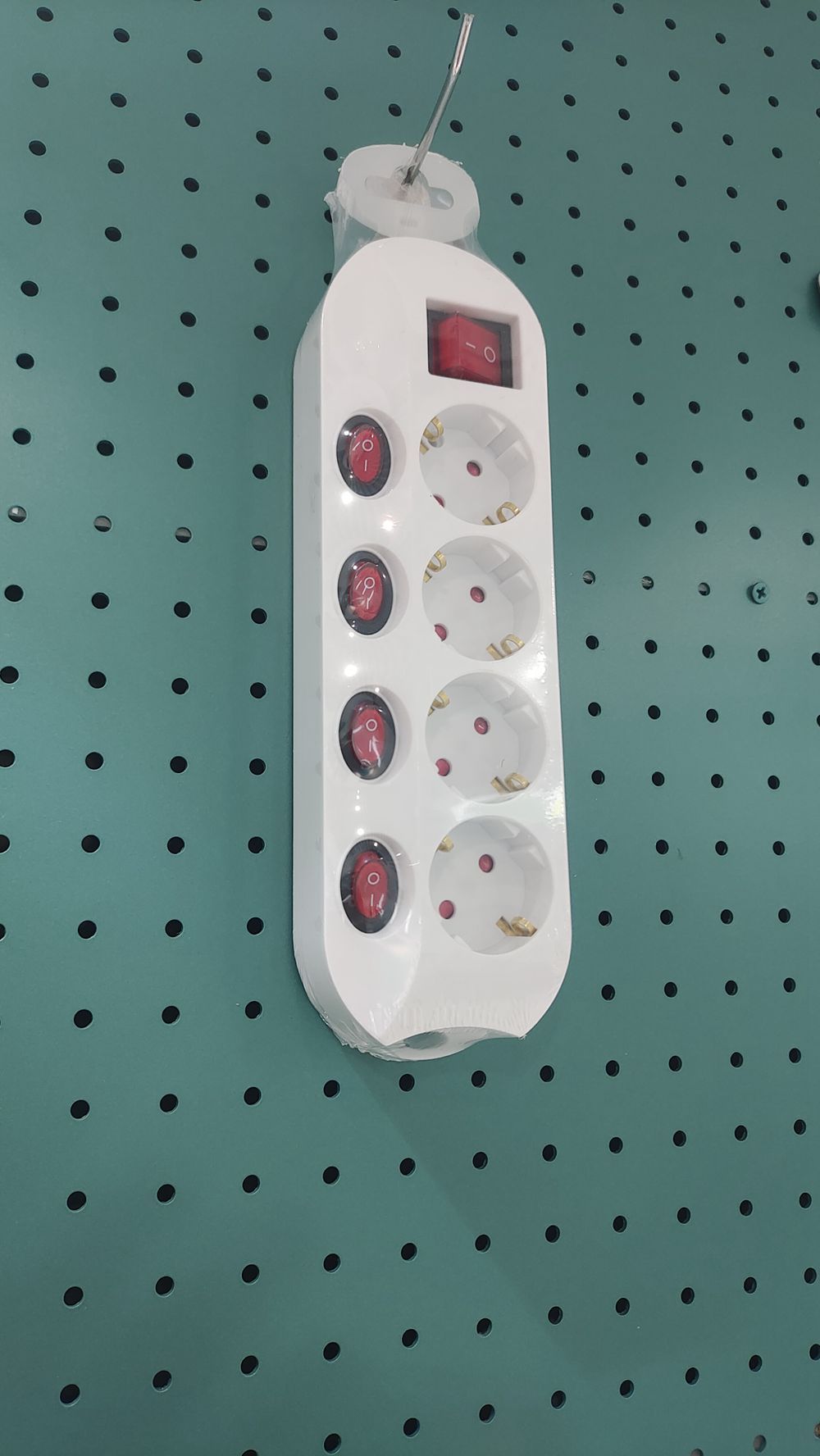 Buy 16a German Standard 4 Ways Outlets Extension Socket Power Strip ...