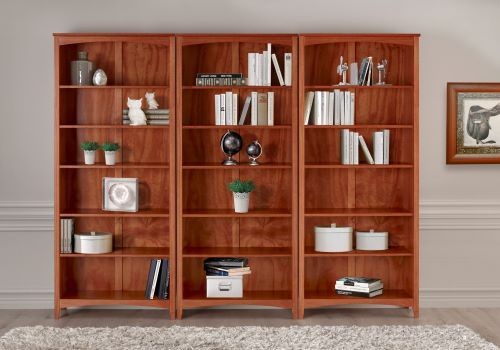 Buy Solid Wood Bookcase- Cherry from Ecoflex, USA | Tradewheel.com