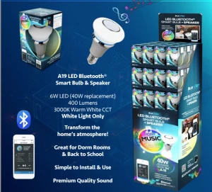 Buy Led Bluetooth Music Bulb from Rockin Electronics, USA | Tradewheel.com