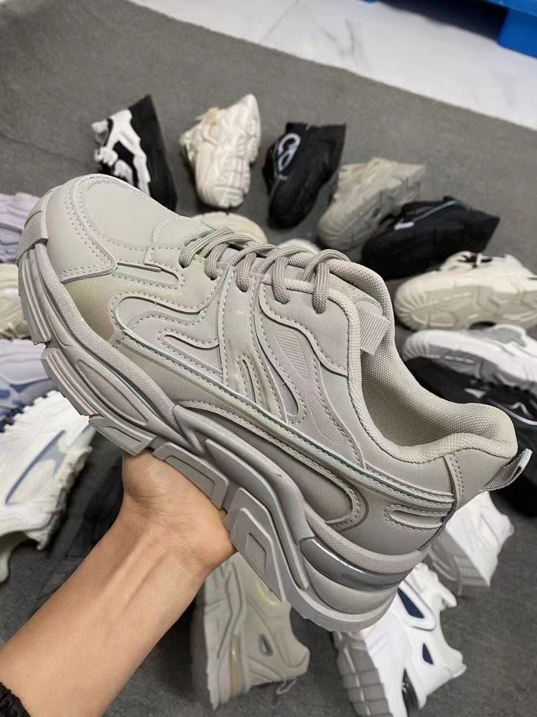 Buy Inventory Wholesale Latest Women's Sports Shoes Fashion Thick ...