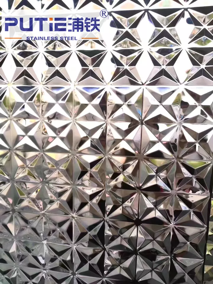 Buy Sus /astm / Decorative Emboss Stainless Steel Sheet 316/304/201/430 ...