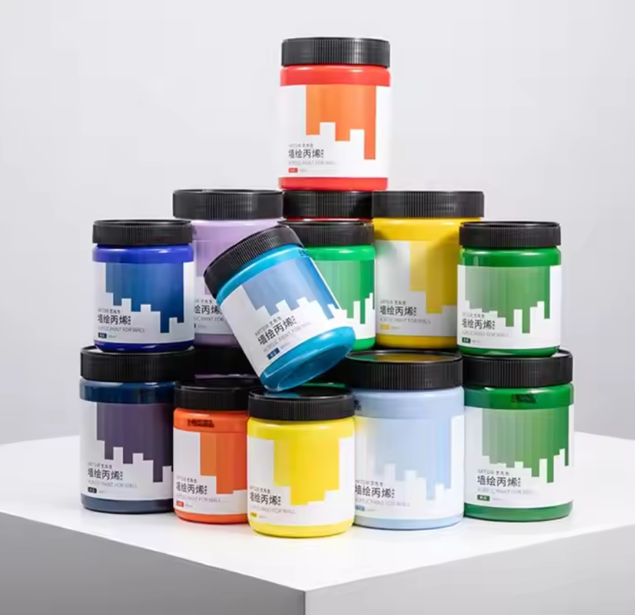 Buy Acrylic Paint Set For Art Painting On Canvas Glass Paper Textile ...