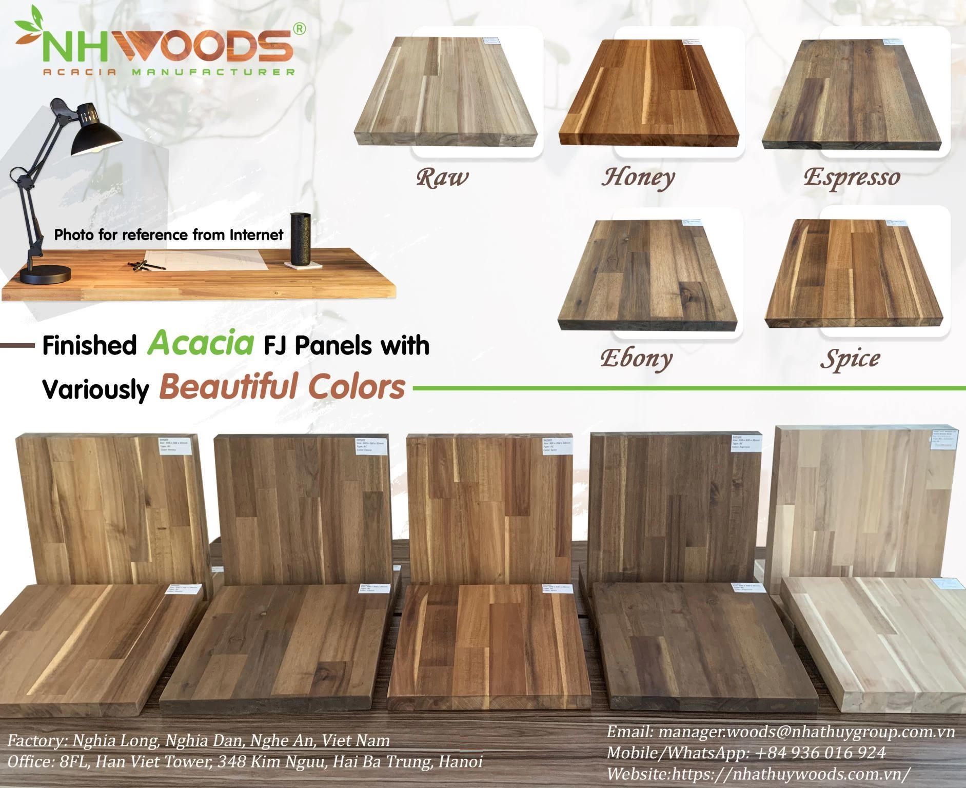 Buy Finished Acacia Fj Panels With Variously Beautiful Colors- Nhwoods ...